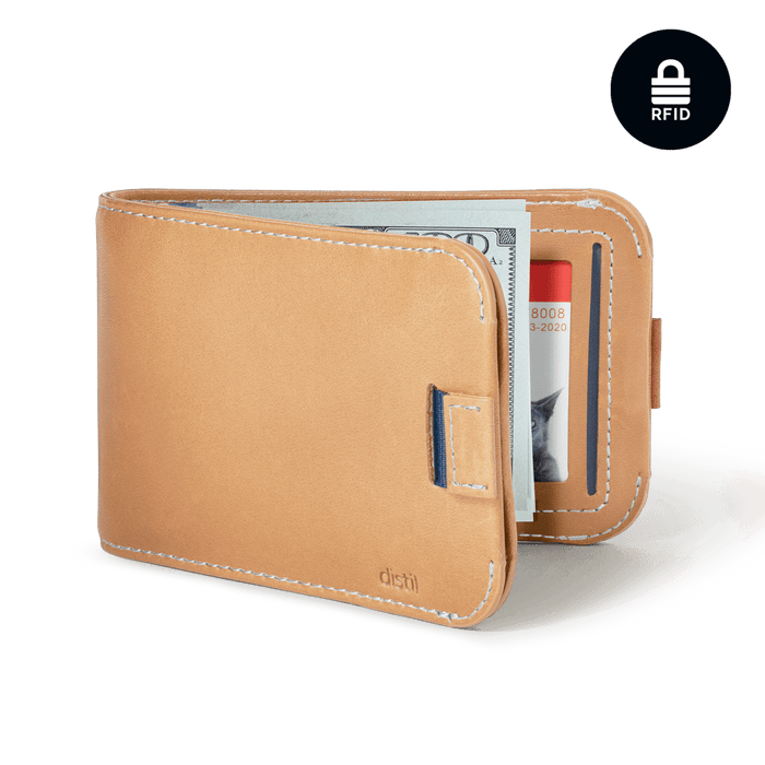Mens Slim Minimalist Leather Wallets - Bifold and Sleeves | Distil Union