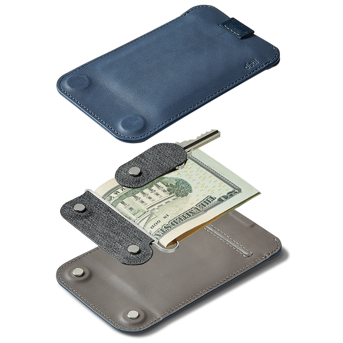 Mens Slim Minimalist Leather Wallets - Bifold and Sleeves | Distil Union